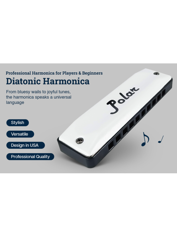 Harmo Polar Harmonica | Chromatic harmonica | Diatonic harmonica USA