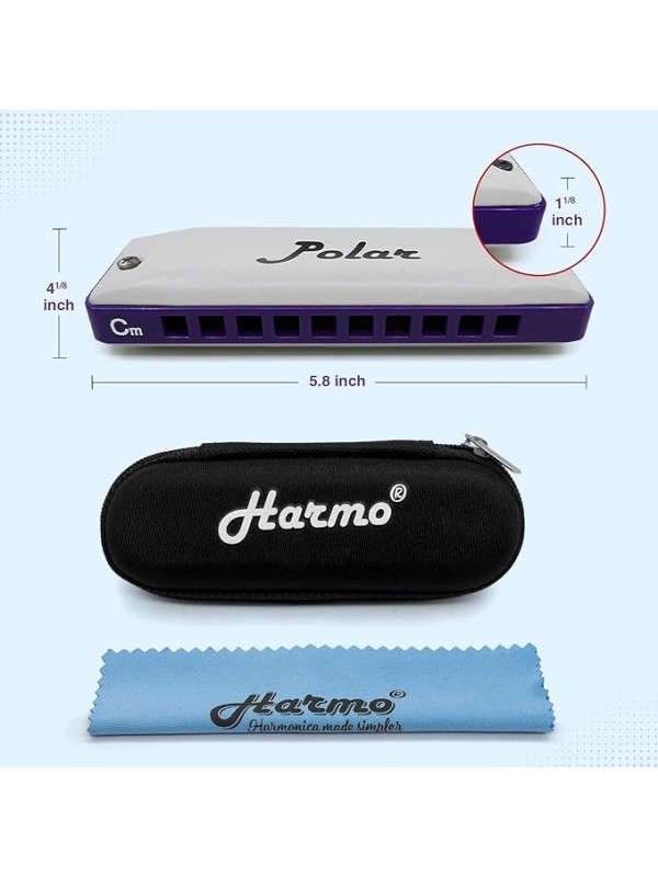 Harmonic minor harmonica - Harmo Polar special tuning harmonica