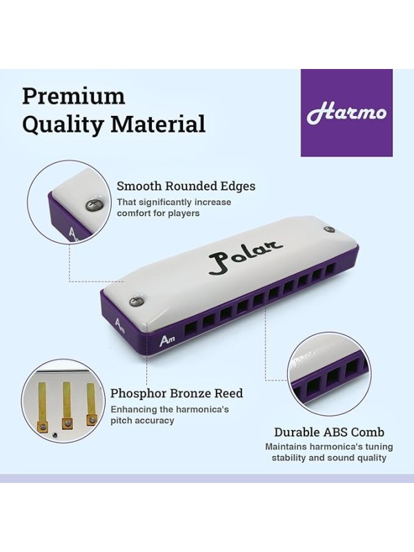 Harmonic minor harmonica - Harmo Polar special tuning harmonica