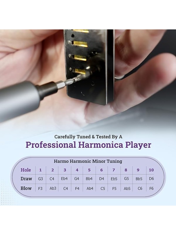 Harmonic minor harmonica - Harmo Polar special tuning harmonica