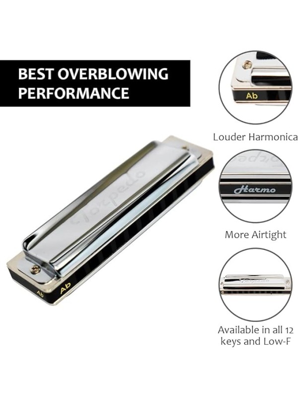 Harmo Torpedo Harmonica - overblow setup
